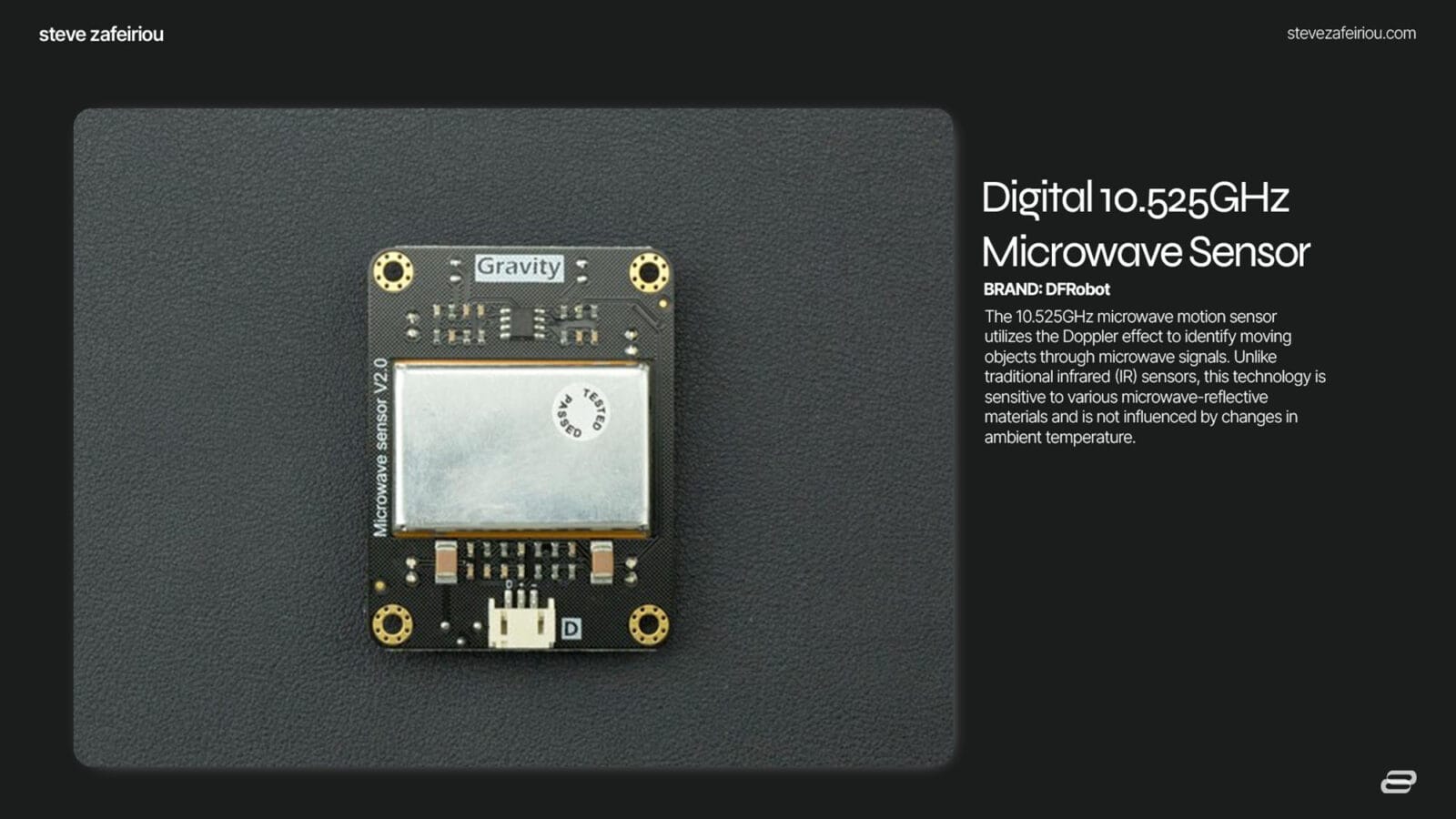 10 Best Sensors for Interactive Art | Steve Zafeiriou