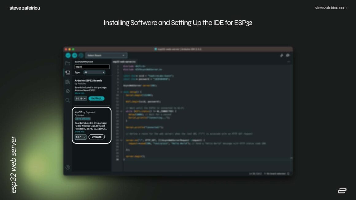 How to Create an ESP32 Web Server to Control Interactive Art ...