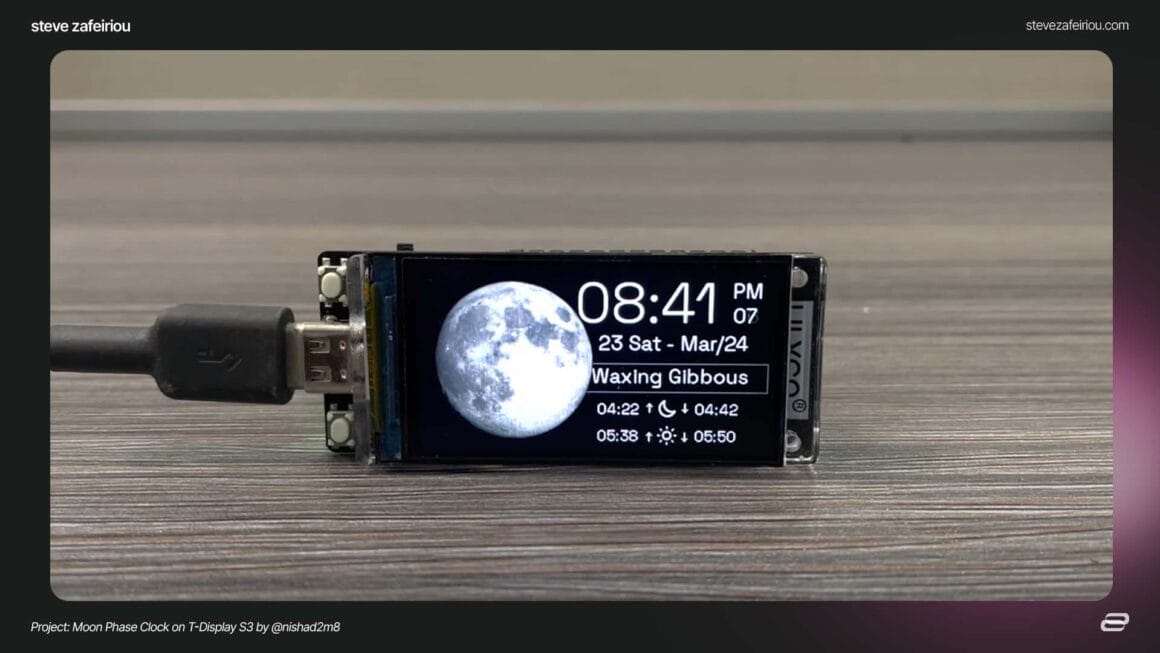 Step-by-Step Guide for the LilyGO T-Display S3 setup | Steve Zafeiriou