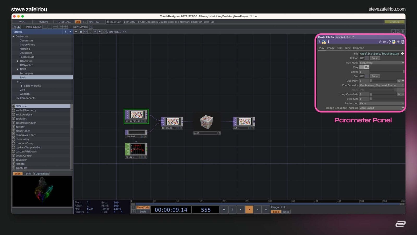 A Detailed TouchDesigner Tutorial for Beginners in 2025 | Steve Zafeiriou
