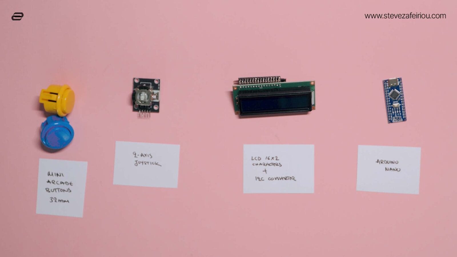 Arduino Nano Arcade Console: A story-motivated trophy build (2025) | Steve Zafeiriou